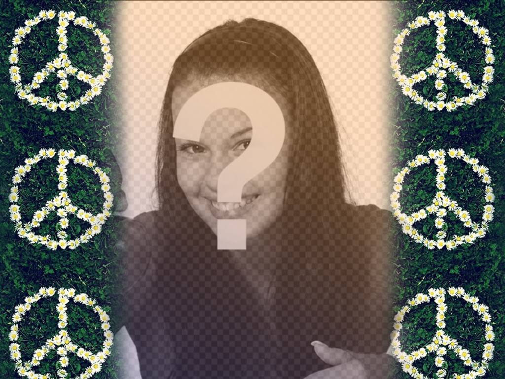 Effetti fotografici di NO WAR per le tue foto - Fotoeffetti